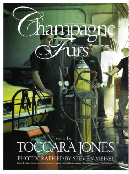 Toccara Jones in VOGUE Italia